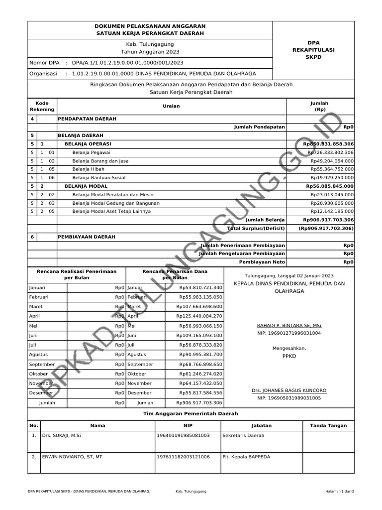 Dpa SKPD 2023 | PDF
