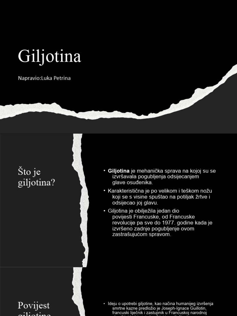 Giljotina | PDF