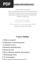 Makerere Report and Proposal Format | PDF | Thesis | Postgraduate Education