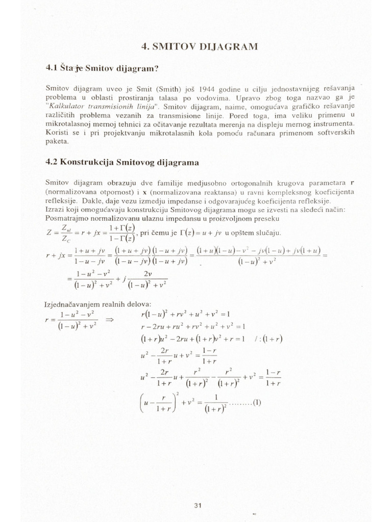 Smitov Dijagram - Skripta | PDF
