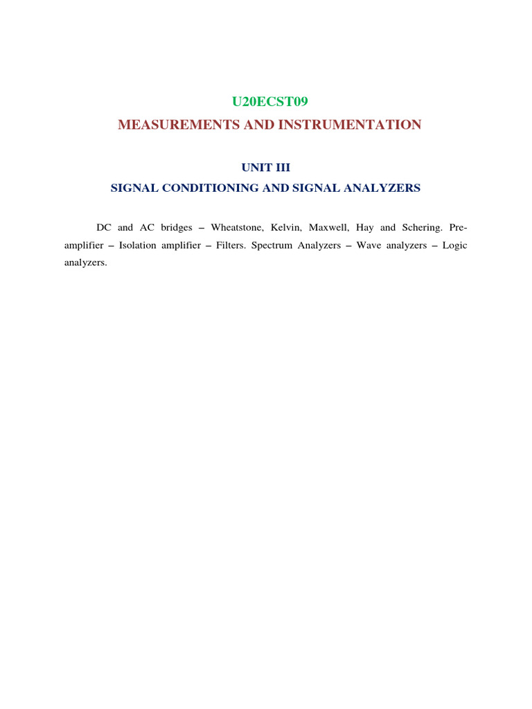 U20ecst09 Mi Unit III | PDF | Computer Engineering | Materials Science