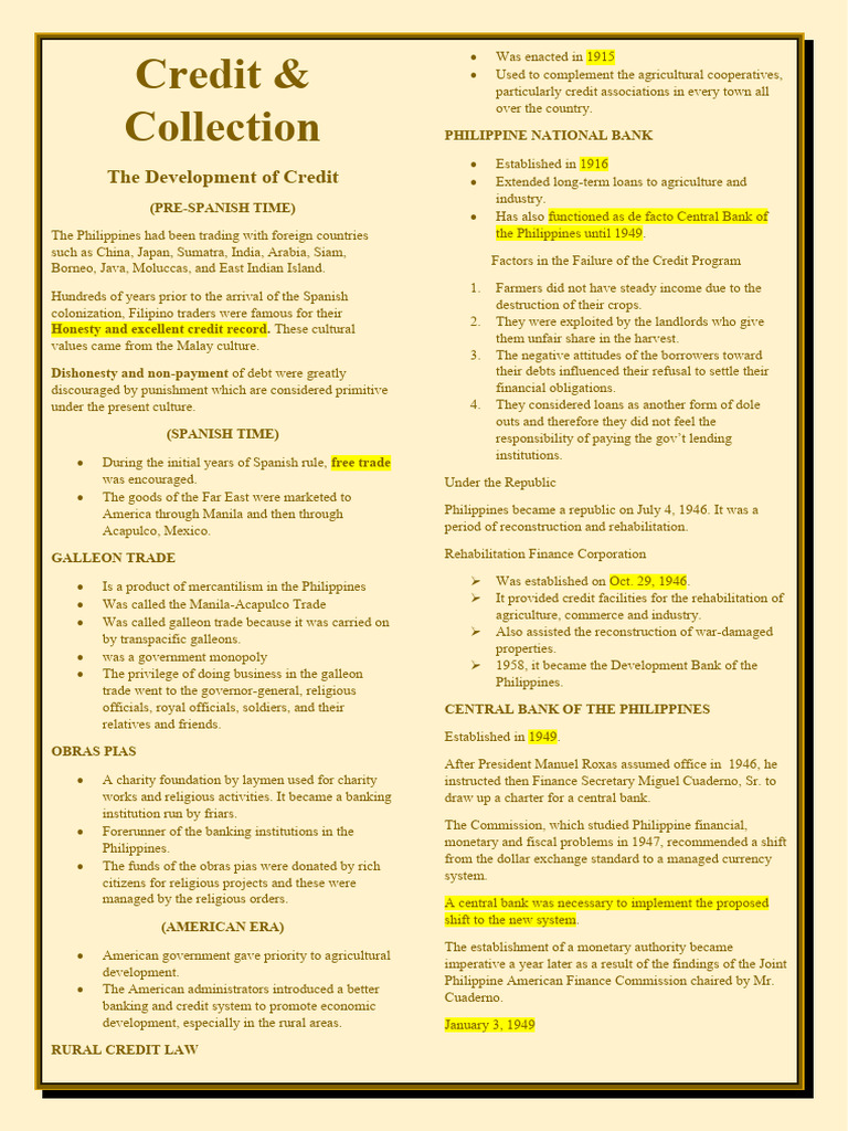 Credit and Collections Reviewer | PDF | Travel