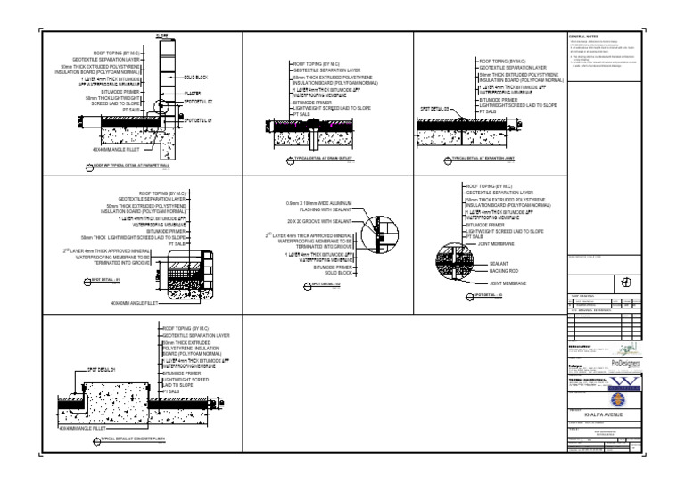 Roof Waterproofing Details Guide | PDF | Components | Real Estate
