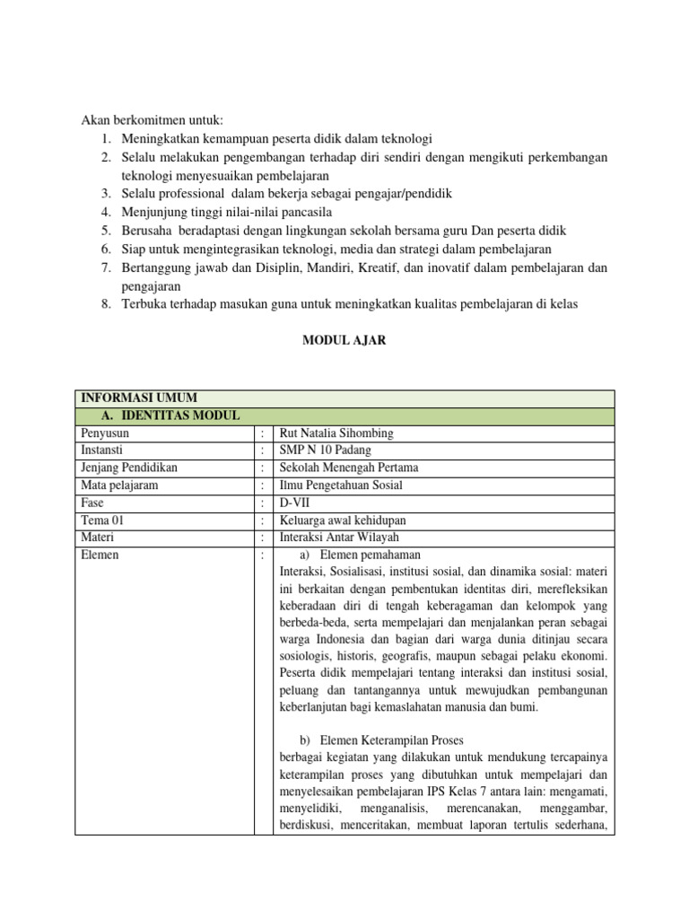 Koneksi Antar Materi - TBPP | PDF