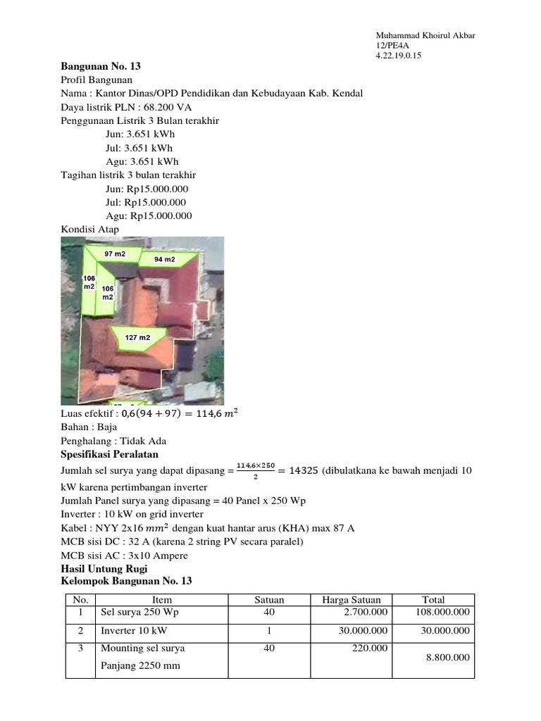 12 Pe4a Muh Khoirul Akbar Tugas Plts | PDF | Griya & Taman | Teknologi & Rekayasa
