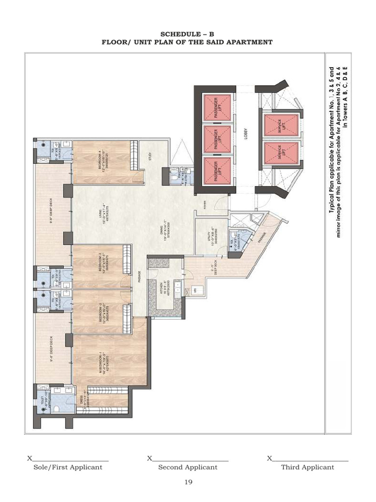 DLF Arbour Apartment Floor Plan | PDF | Business