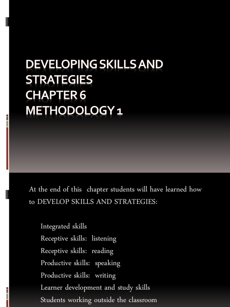Developing Skills and Strategies | PDF | English As A Second Or Foreign ...