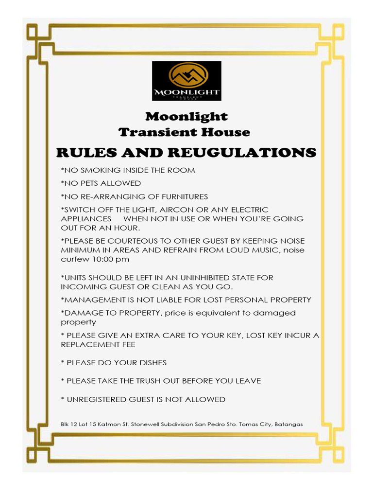 Transient Rules | PDF