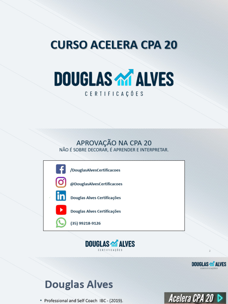 Acelera CPA 20 - Douglas Alves | PDF | Lavagem de dinheiro | Requerimento de reserva
