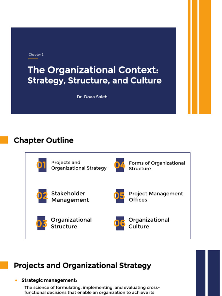 Chapter 2 - The Organizational Context | PDF | Strategic Management ...