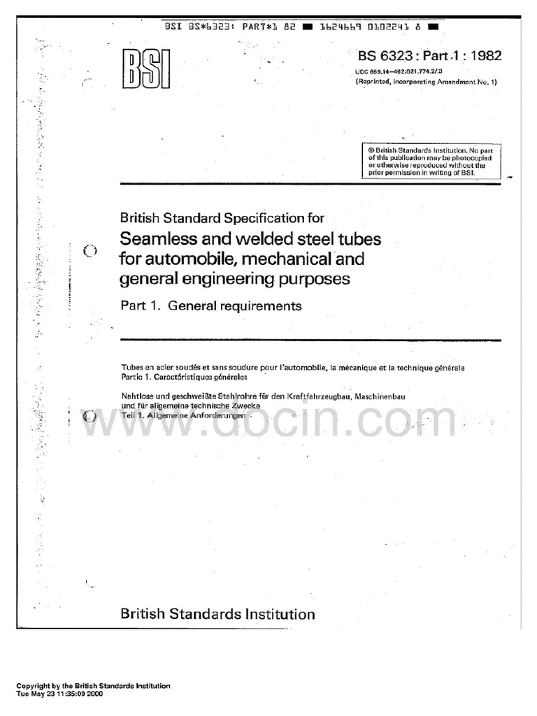 BS6323 | PDF