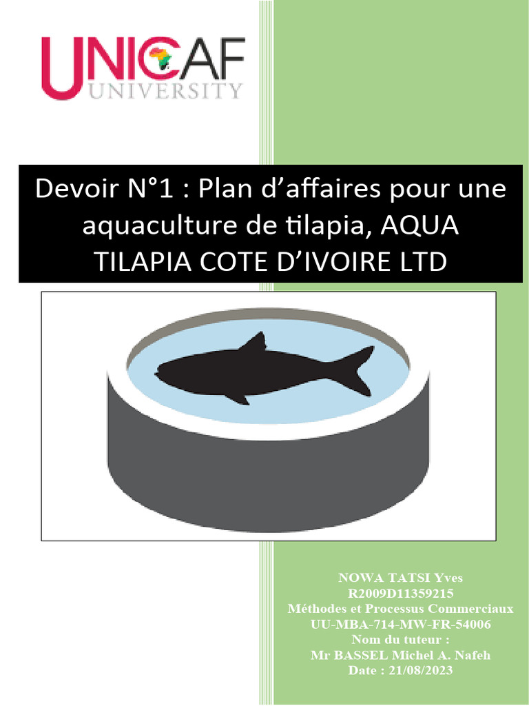 Yves_Nowa tatsi_Evaluation1_UUMBA714_21082023 | PDF
