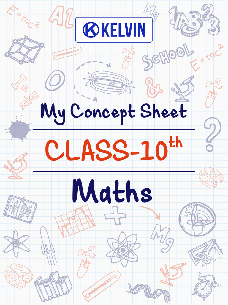 Class 10 Maths Concept Sheet | PDF