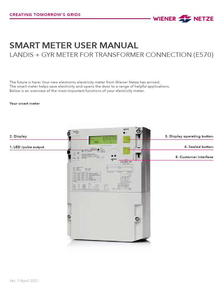Landis Gyr E570 Eng | Download Free PDF | Electric Power | Physical Quantities