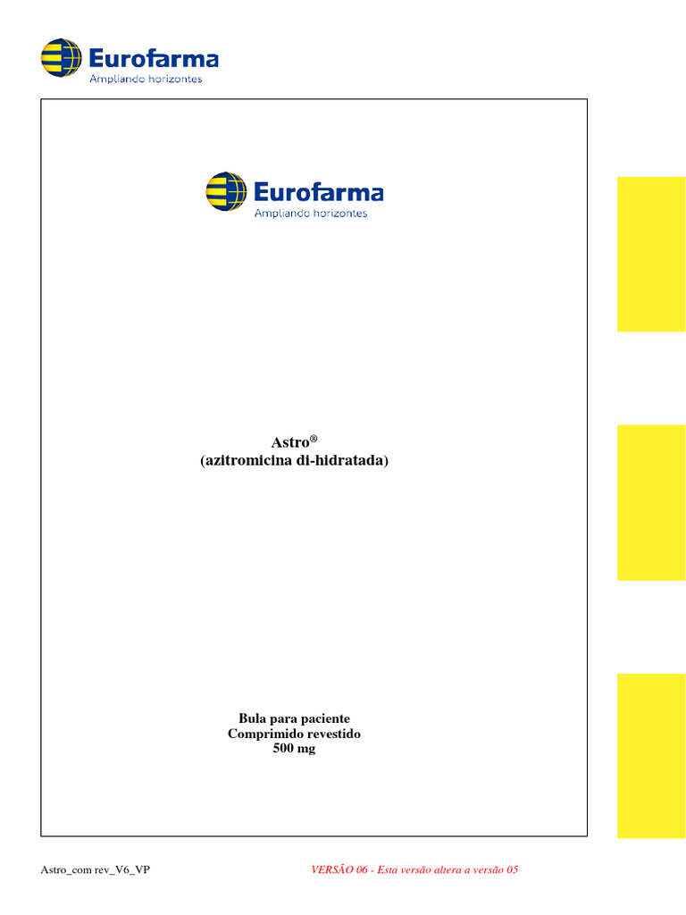 Astro Bula Paciente Eurofarma | PDF