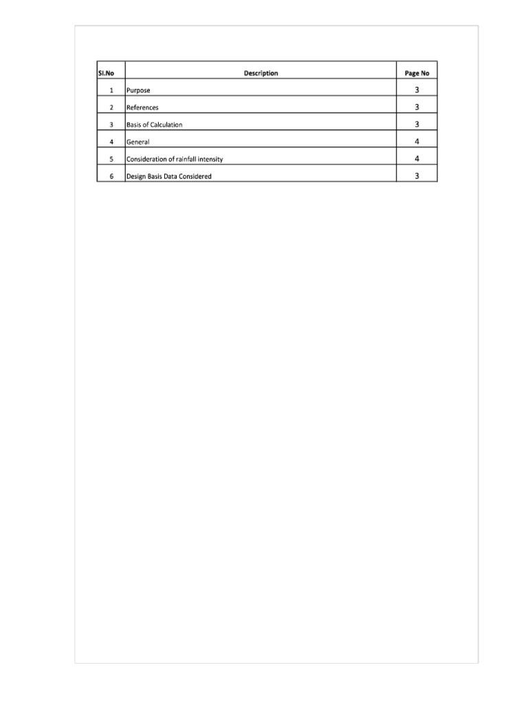 Drainage Calculation | PDF