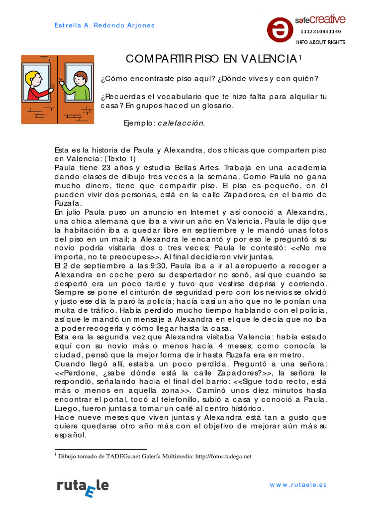 R1 COMECOCOS Por-Y-Para Compartir-Piso ER B2-2-8 | PDF