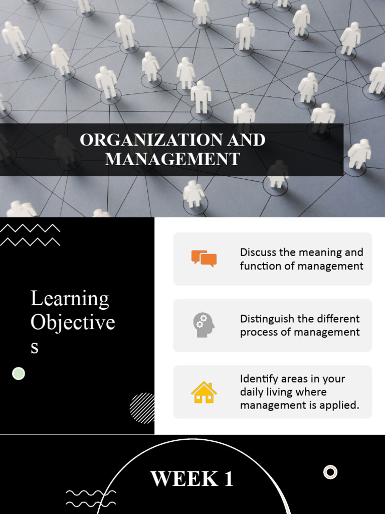 Definition and Functions of Management | PDF