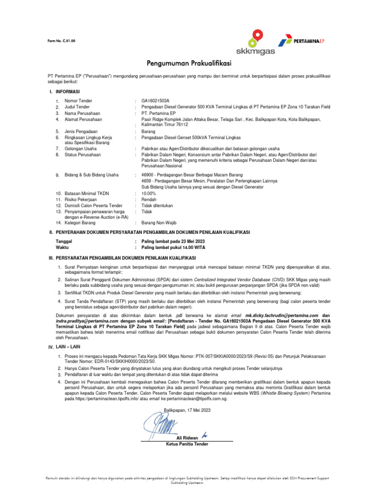 Genset 500 KVA | PDF