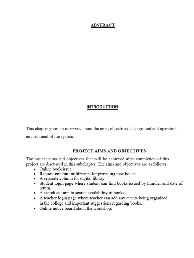 Book Shop System Abstract | PDF | Art