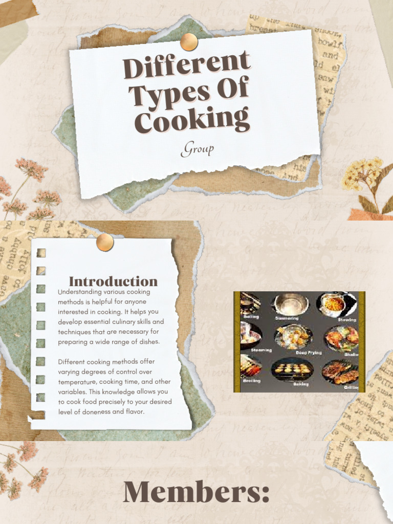 Different Types of Cooking | Download Free PDF | Roasting | Baking