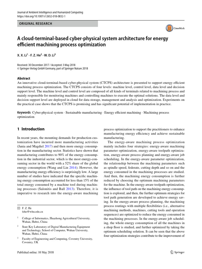 A Cloud-Terminal-Based Cyber-Physical System Architecture For Energy ...