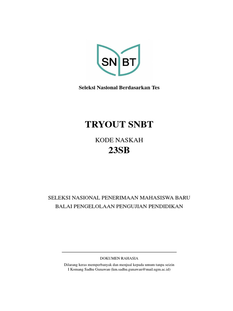 SG To2 Snbt2023 | PDF