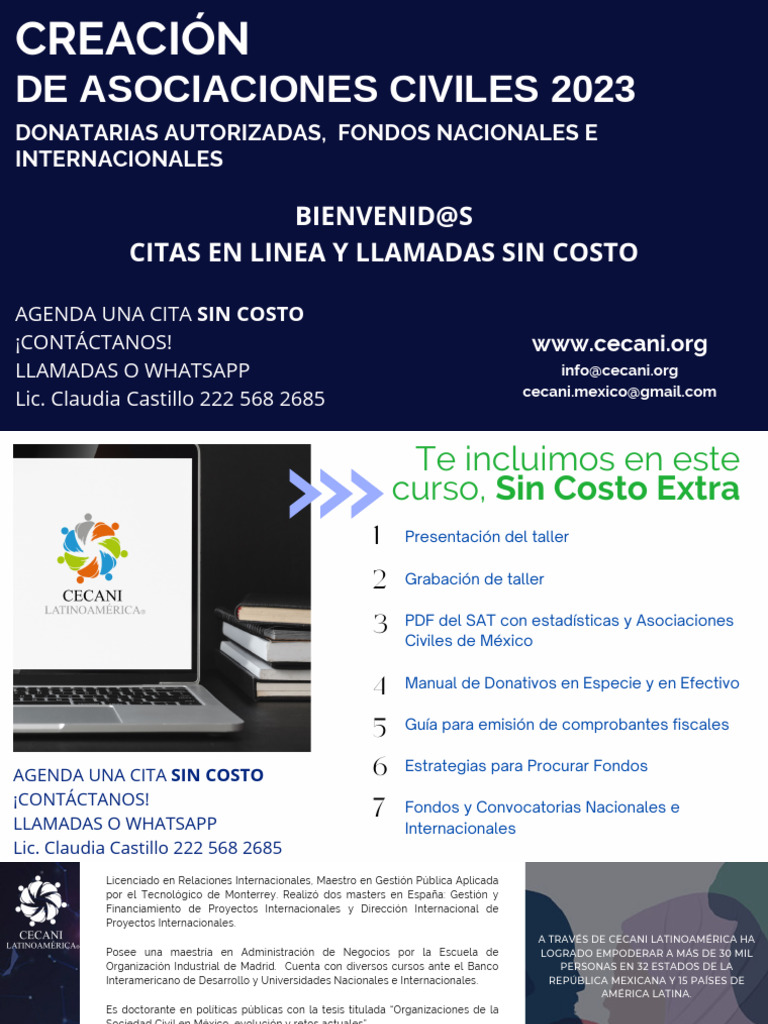 Creacion de Asociaciones Civiles 2023 | Descargar gratis PDF ...