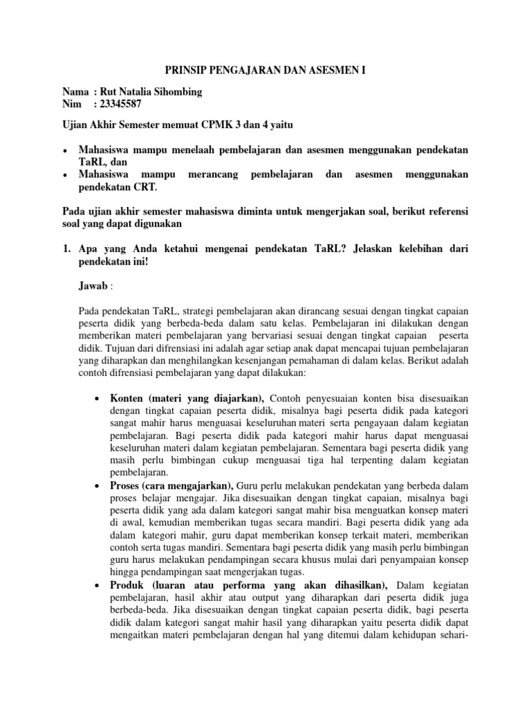 UAS - PPA - Rut Natalia - LMS | PDF | Seni