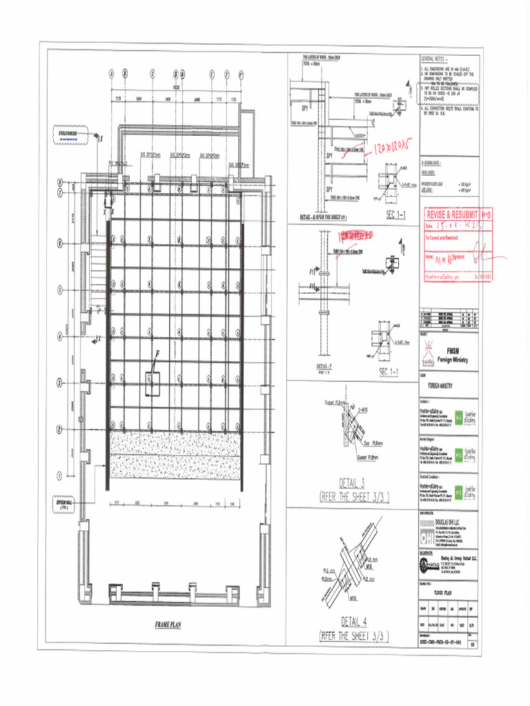 Point No-2 - Rev-03 - Shop Drawing - Revise & Resubmit | PDF