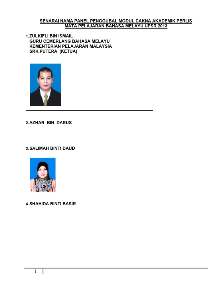 Modul Bahasa Melayu Upsr - Perlis | PDF | Karier & Perkembangan | Seni ...