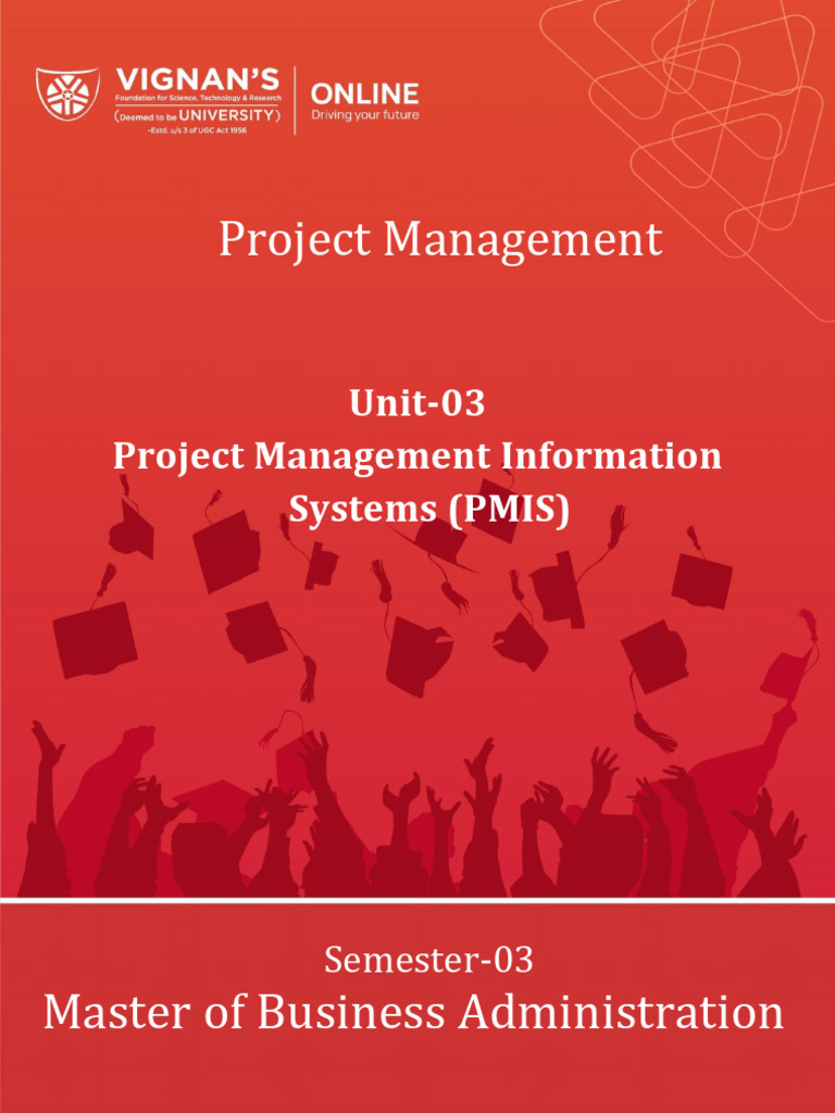 VO MBA SEM3 Project Management UNIT 03 | PDF | Project Management | Information