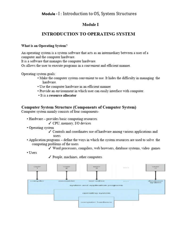 Chapter1 Os | PDF | Computers