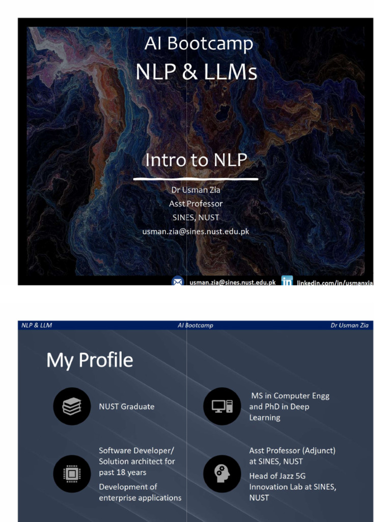Session 1 - Intro To NLP and Text Preprocessing Final | PDF
