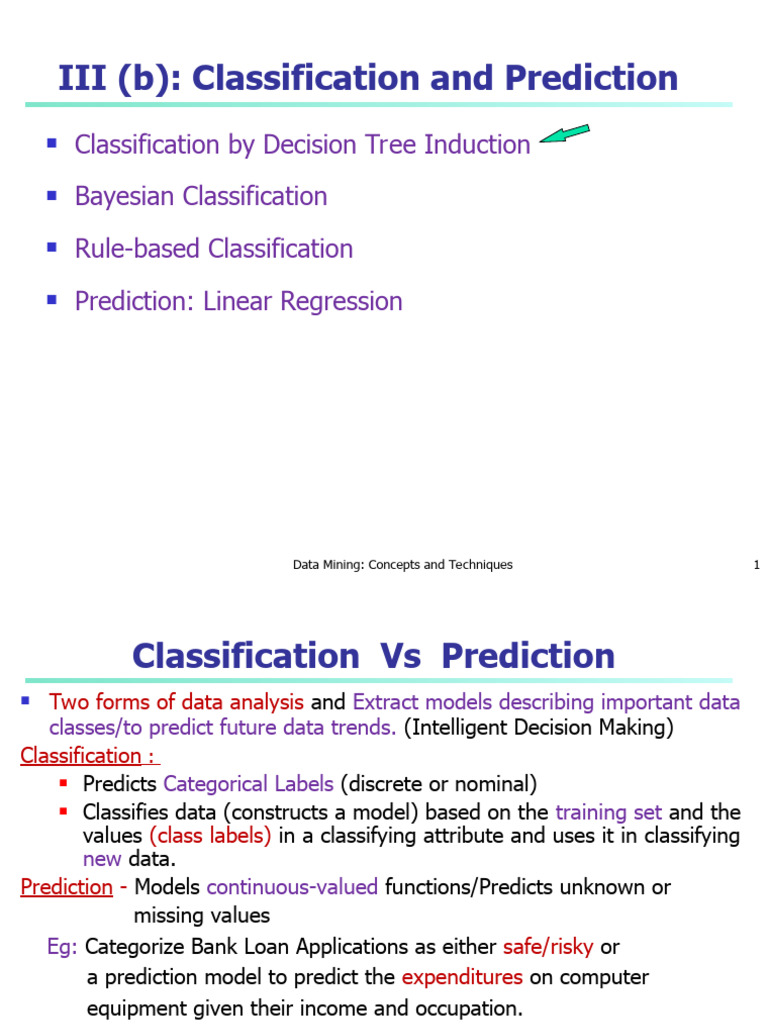 Unit Iv Classification Part 1 Pdf Statistical Classification Bayesian Inference
