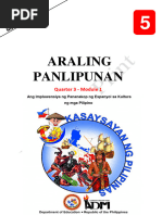 AP5 - Aralin 6 - Kabuhayan NG Sinaunang Pilipino | PDF