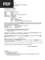 Contoh Format Permohonan Pengurangan Atau Penghapusan Sanksi Administrasi | PDF