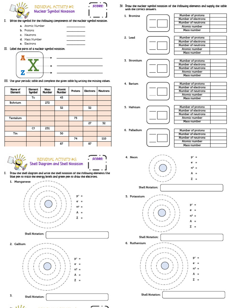 Individual Activity 4 5 6 | PDF | Atomic Orbital | Energy Level