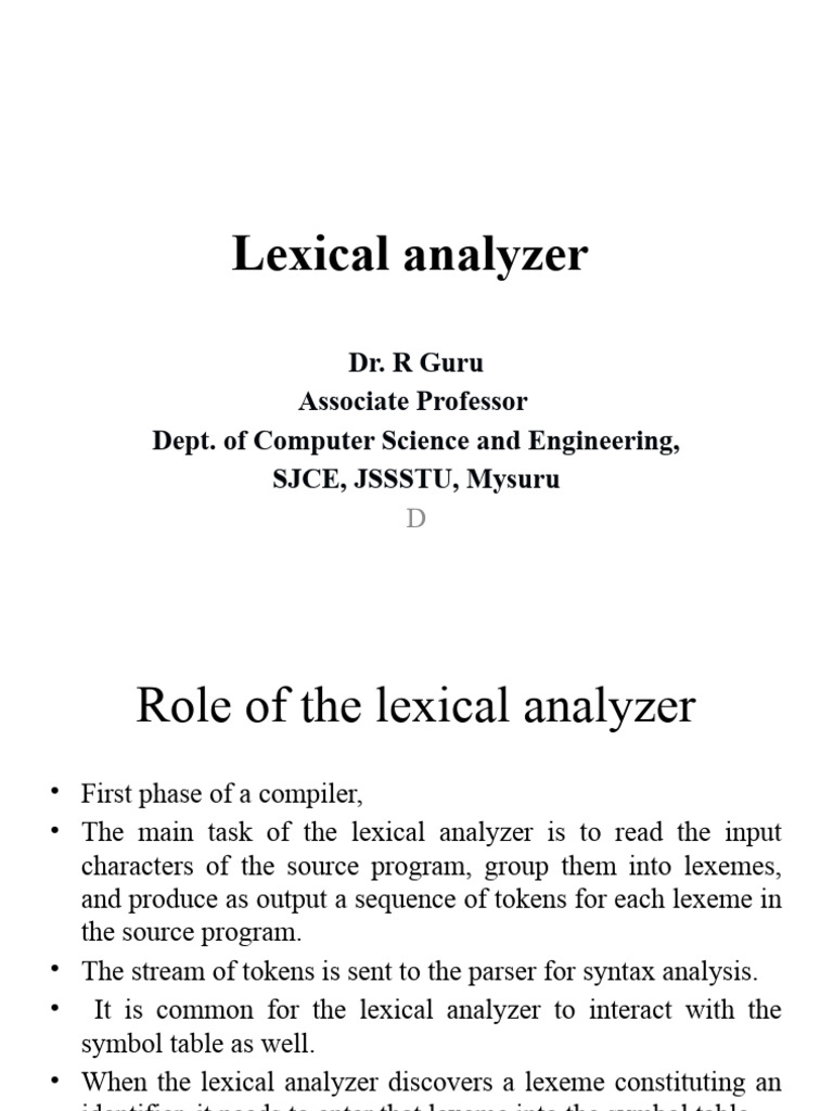 Lexical Analyzer 2023 | PDF