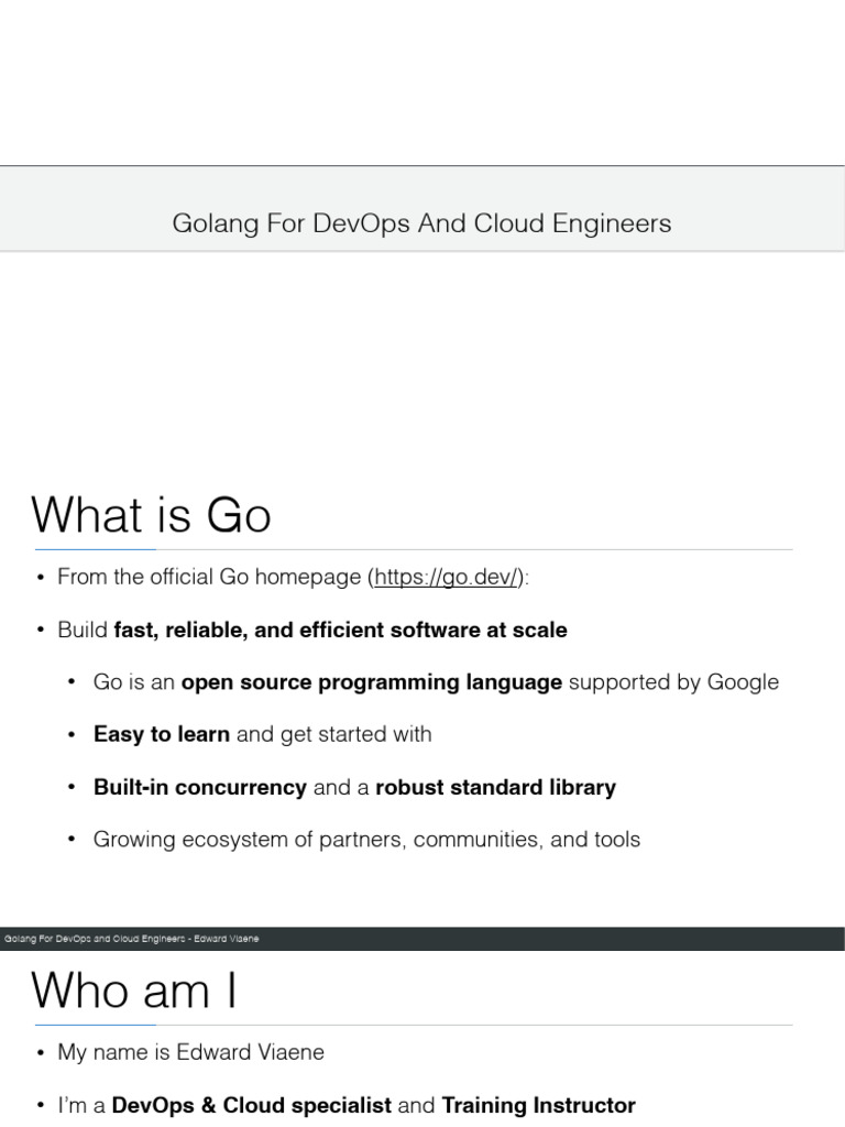 Golang For Devops And Cloud Engineers 1 Pdf Transport Layer Security Computer Networking 3051