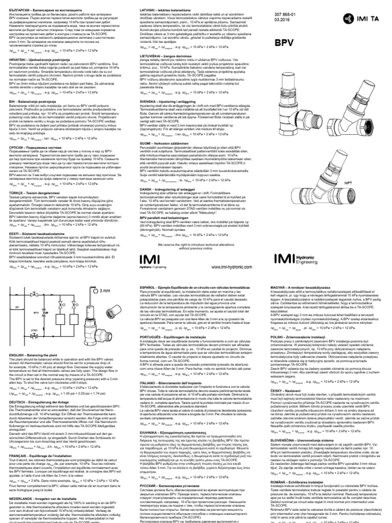 BPV Instruction | PDF