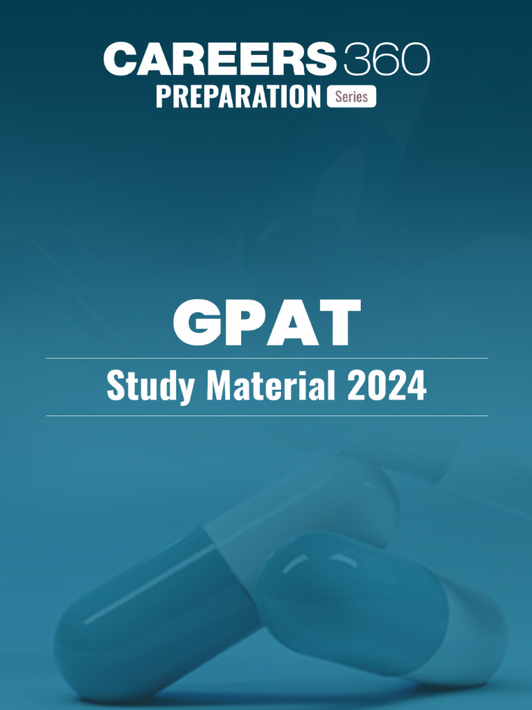 GPAT Study Material 2024 | PDF | Pharmacology | Pharmacy GPAT Study Material 2024 | PDF | Pharmacology | Pharmacy
