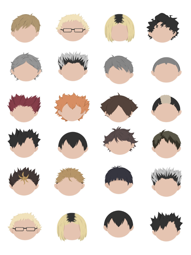 Haikyuu Sticker Print (A4) | PDF