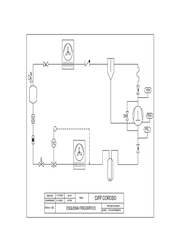 Esquema Frigorífico | PDF