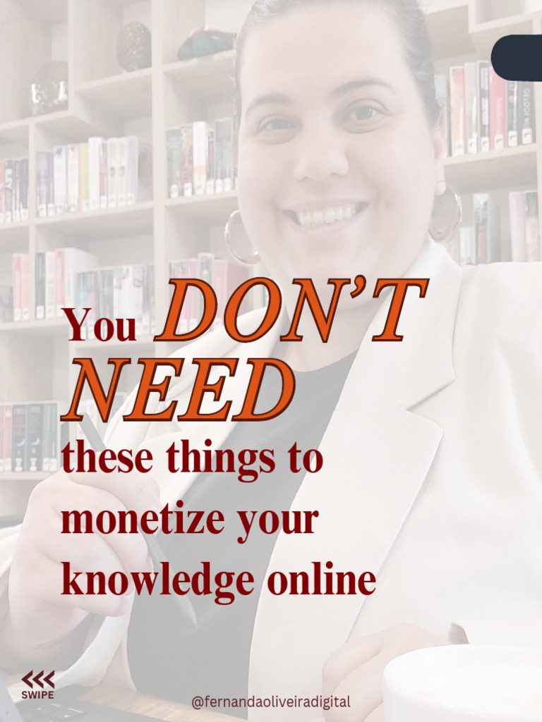Monetize Knowledge Without Hassle | PDF | Computers