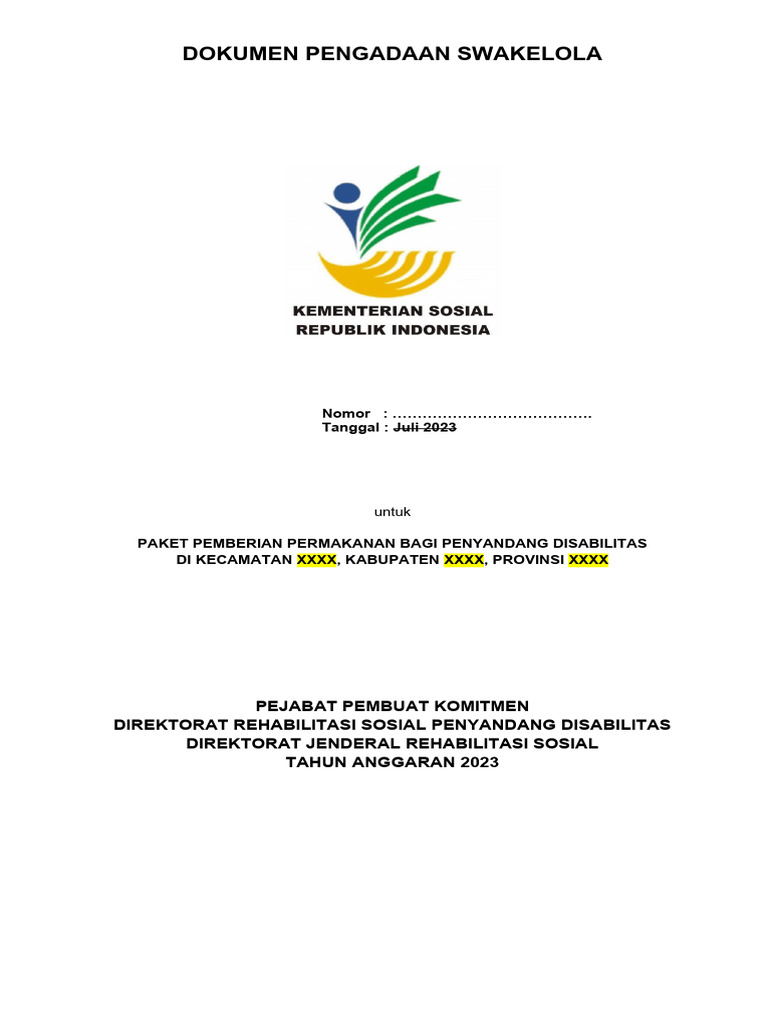 19. SWAKELOLA ATAU KONTRAK (MOU) DAN POKOK PERJANJIAN SSUK DAN SSKK | PDF
