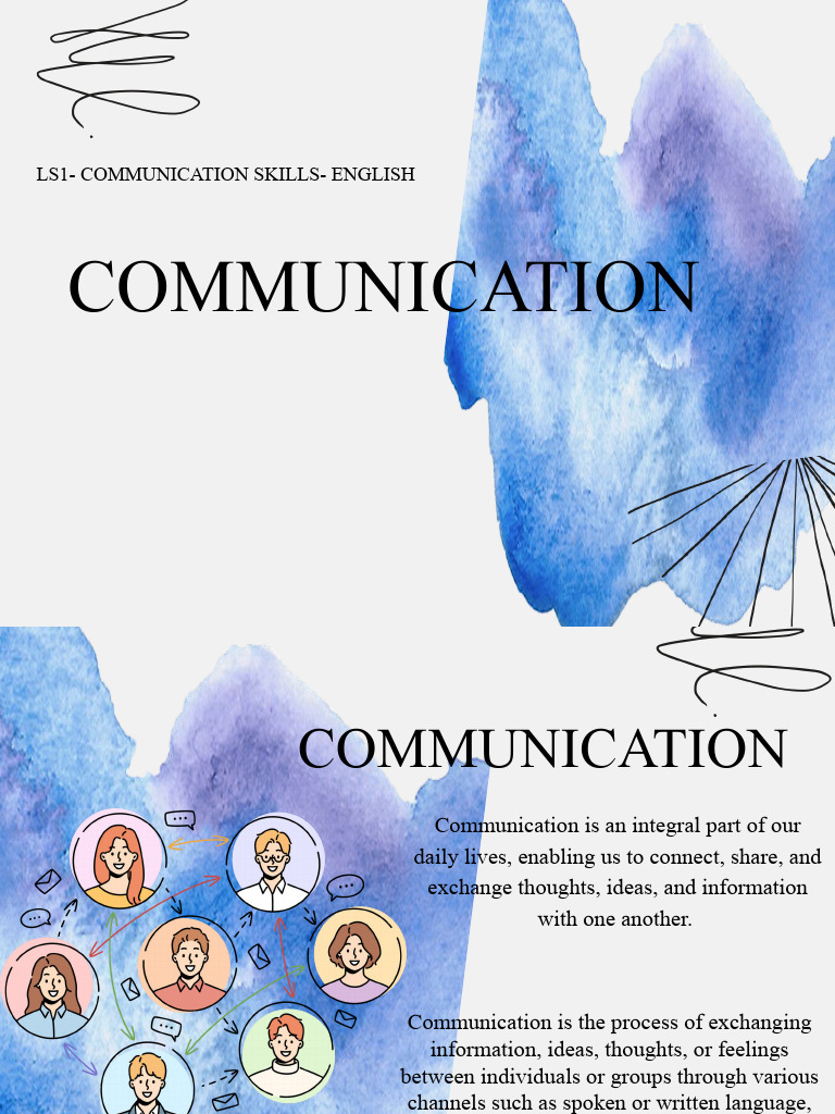 COMMUNICATION | PDF | Communication | Information