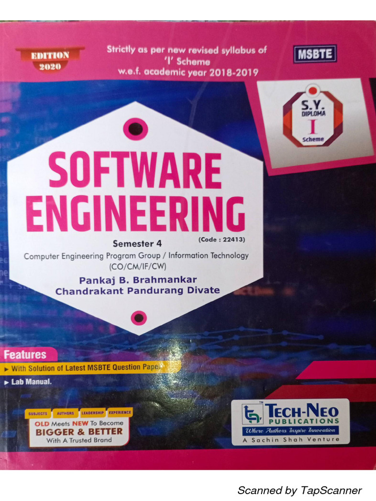 Software Engineering Book 4th Sem | PDF