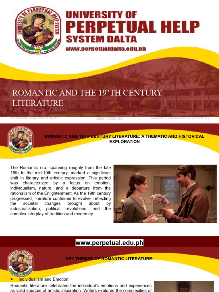 Romantic and The 19th Century Literature | PDF | Realism (Arts) | Romanticism