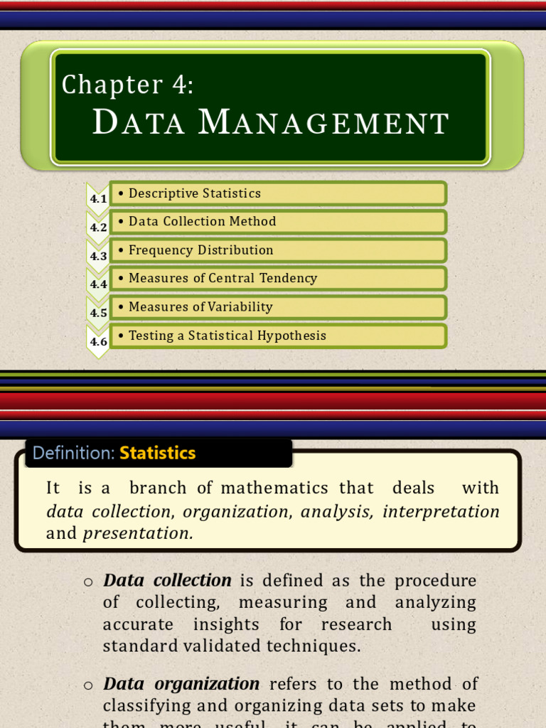 22 Chapter 4 Data Management | PDF | Statistical Hypothesis Testing ... 22 Chapter 4 Data Management | PDF | Statistical Hypothesis Testing ...